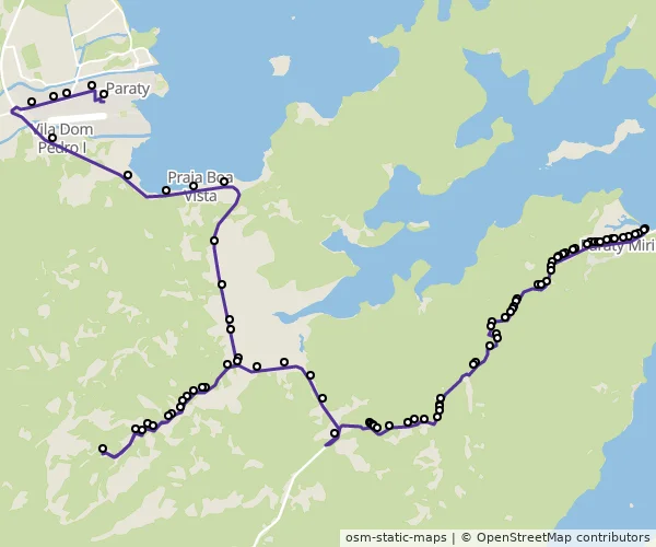 Linha 22 PARATY MIRIM via Cabral: horários, rota, paradas e mapa – Paraty